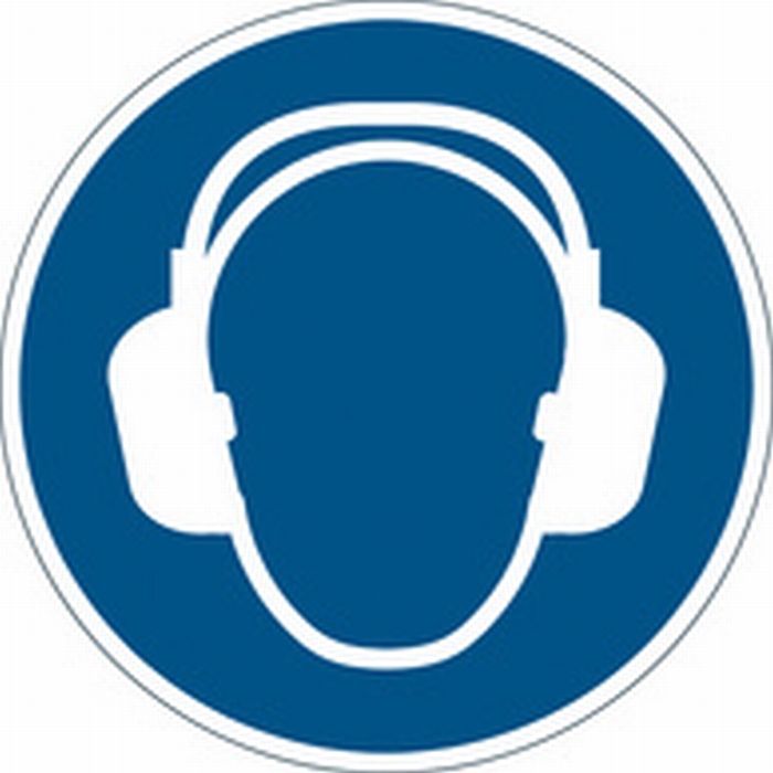 Veiligheids Pictogram vloer Gebruik Gehoorbeschermers